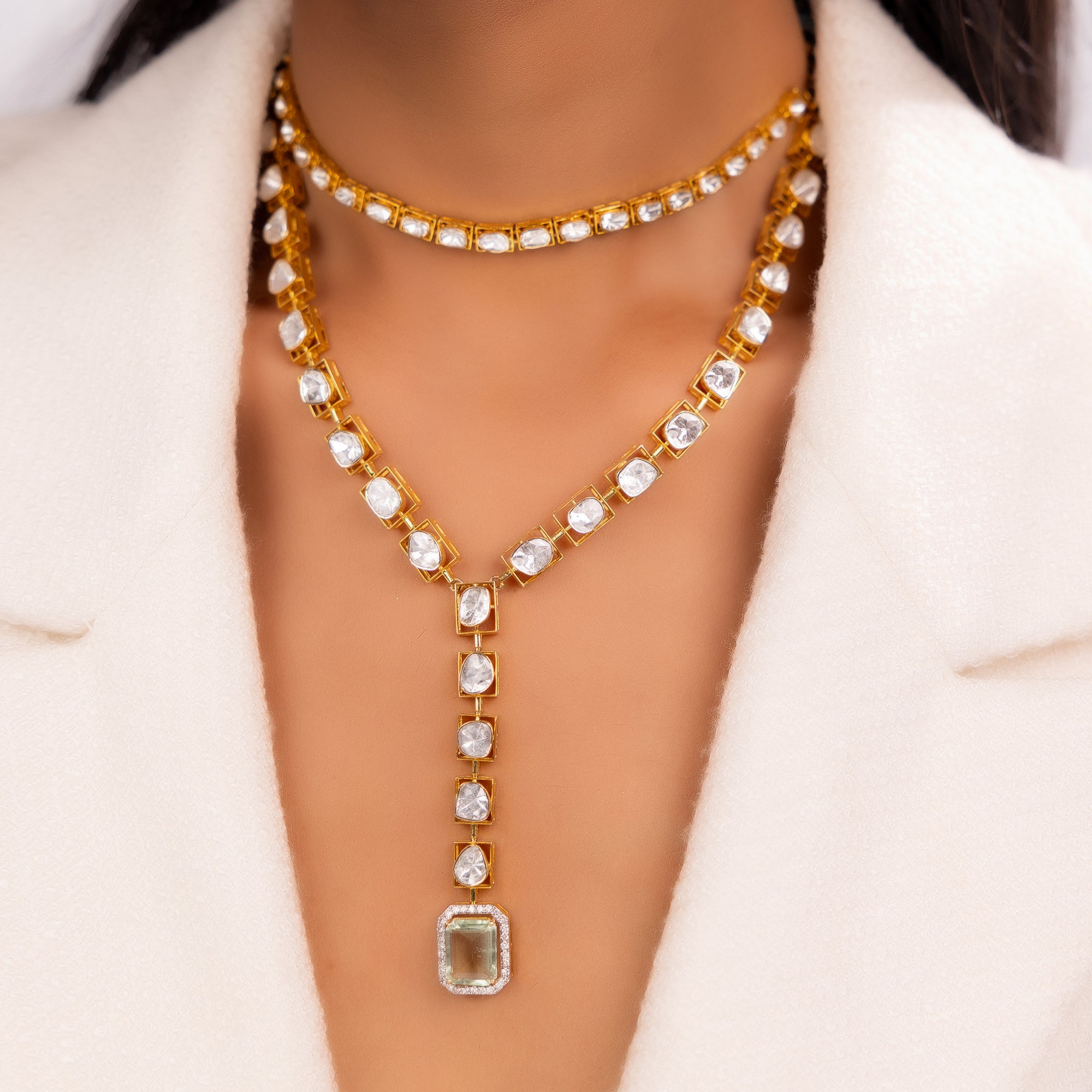 Beautiful Pendant Necklaces Collection | Shop Online – Polki Stories by ...
