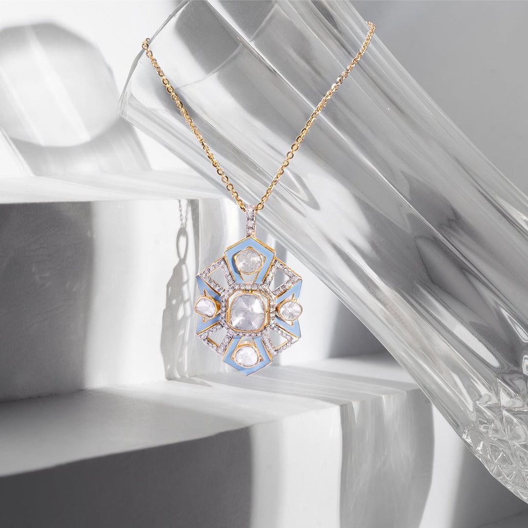 Beautiful Pendant Necklaces Collection | Shop Online – Polki Stories by ...